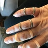 Silver Arthritis DIP or PIP Ring, Finger Splint for Bending Sideways ...