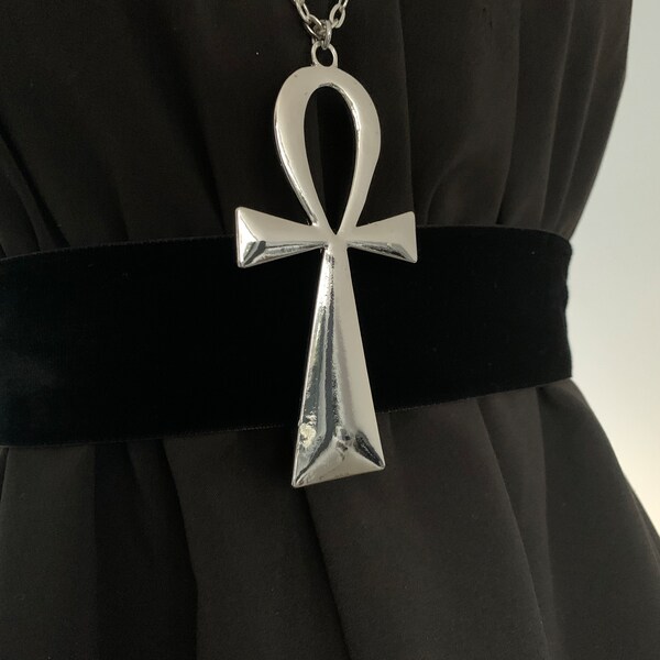 Huge Ankh Necklace 10cm Ankh Egypt Gothic Tradgoth Occult Witch Vampire ...
