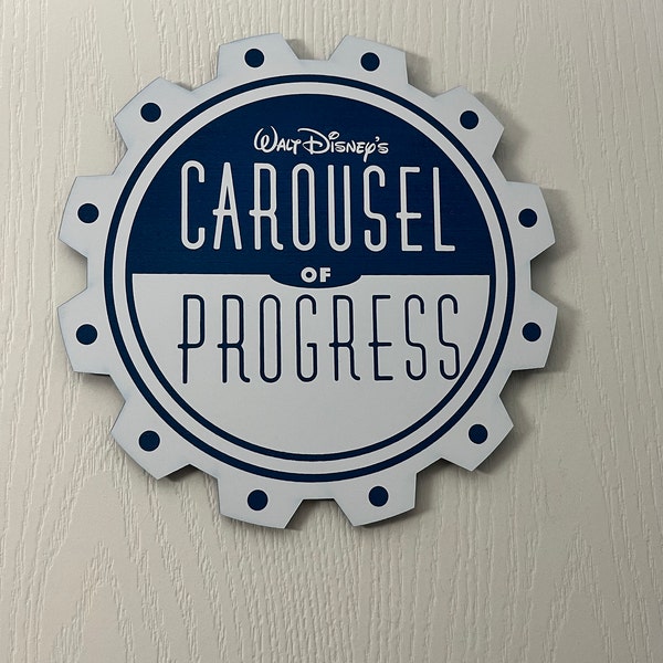 Carousel of Progress Sign - Etsy