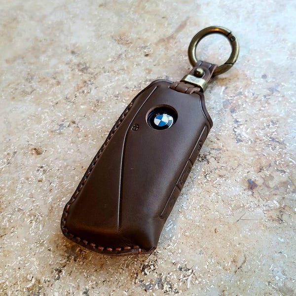 Handmade Leather Key Fob Cover Compatible for Jeep Commander Compass ...
