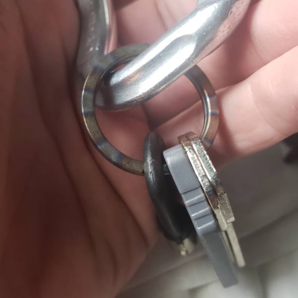 Tisurvival Titanium Split Rings - Etsy