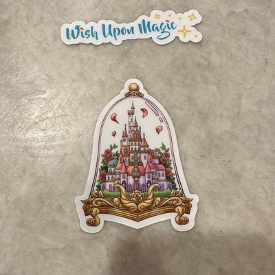Beasts Castle Terrarium Transparent Sticker/ Beauty and the Beast Belle ...