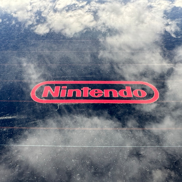 Nintendo Vinyl Logo Decal Sticker - Etsy