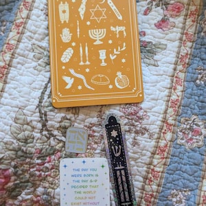 Jewish Holographic Mezuzah Glossy Sticker, Party Favor, Gift, Shabbat ...