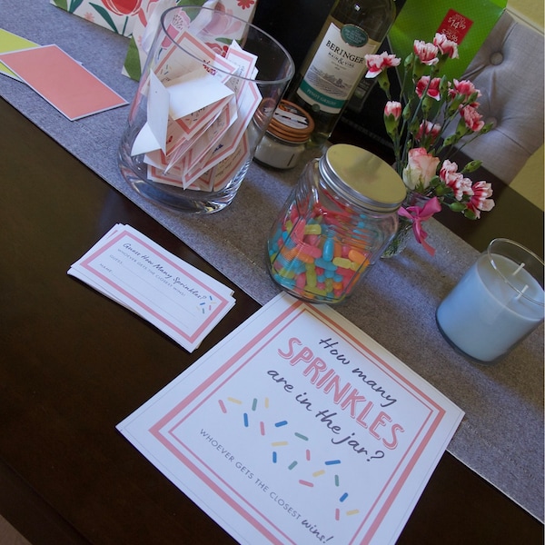 How Many Sprinkles Game: Baby Shower Activity (PDF Download) - Etsy