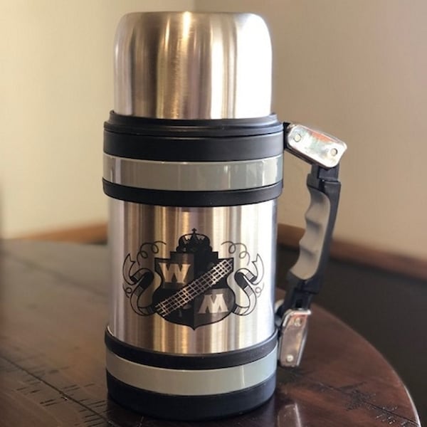 Personalized Thermos - 32 Oz. - Vacuum Insulated Stainless Steel - 100% ...