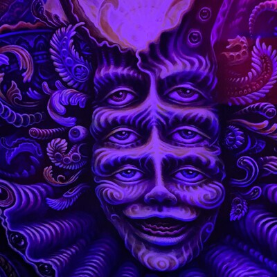 Melty Lisa 12x16 Inch Art Print by Morgan Mandala, Randal Roberts, and ...