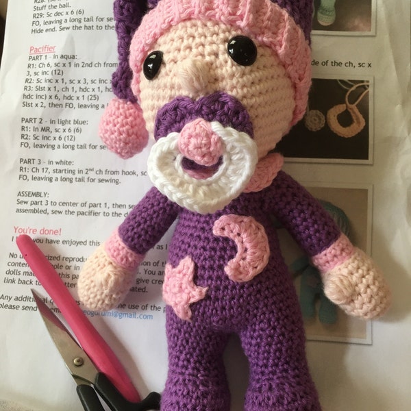 Snuggle Baby - Amigurumi Crochet Doll Pattern - Etsy
