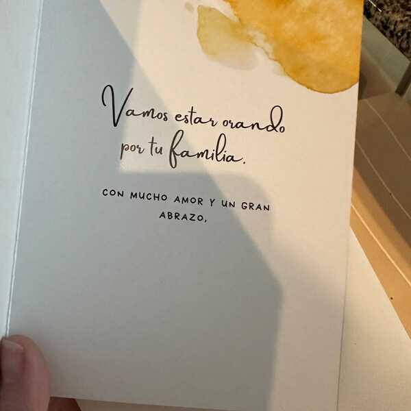 Nuestro Más Sentido Pesame / Our Most Heartfelt Condolences - Sympathy ...