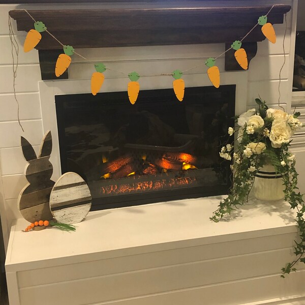 Carrot Banner|easter Banner|spring Banner|farmhouse Easter|country ...