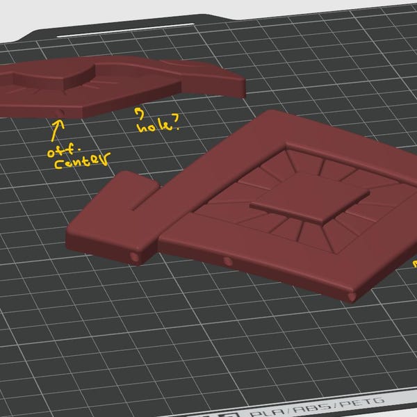 Amphibia - Darcy/the Core's Helmet - Blueprint - Etsy