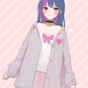 Premade Vtuber Color Customizable 4 Toggle Switches 1 - Etsy