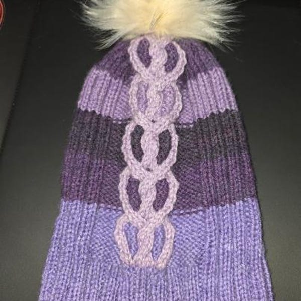 Ladies Gnome Gonk Hat Knitting Pattern Suitable for Aran Worsted Yarn ...