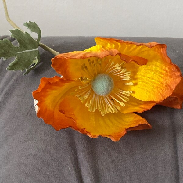 Vintage 'kimber' 1950's-80's California Poppy Millinery Fascinator Hat ...