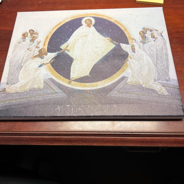 Descent of the Holy Spirit, Pentecost: Original Canvas Art Print of the ...