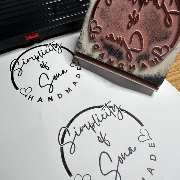 Professional Business Logo Rubber Stamp | Custom Branding Stamp Design ...