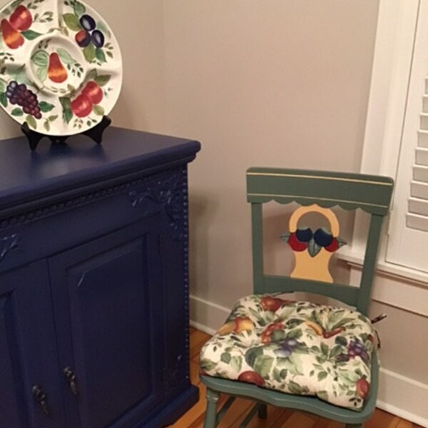 Hydrangea Blue Empress Valance - Etsy