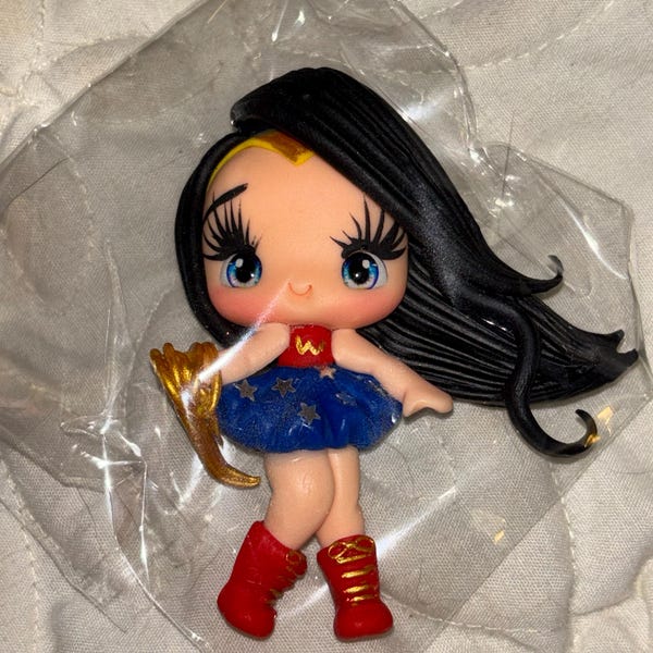 Baker Girl Clay Dolls- Clays for Bows- Clay Bow Center Clay Doll, Clays ...