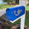 Mermaid Mailbox Flag, Metal Mermaid With Starfish, Listing is the ...
