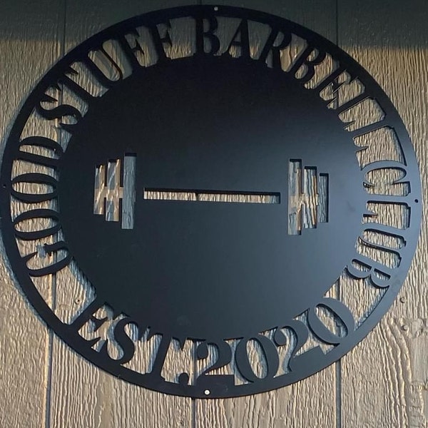 Gym Sign | Personalized Home Gym Sign | Custom Metal Gym Sign | Home ...