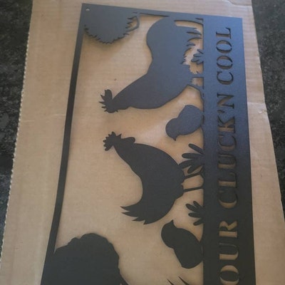 Custom Metal Chicken Sign, Chick Coop Metal Sign, Funny Chicken Coop ...