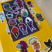 Ghost Type Pokemon Sticker Sheet Pokemon Type Series - Etsy Norway