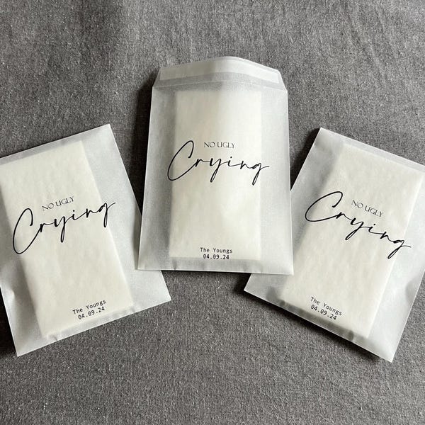 Any Design Personalised Wedding Tissue Packs | Personalised Wedding ...