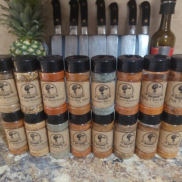 Sausage Sampler ~ BBQ Rub and Baking Spices Gift Set of 4 ~ Gourmet ...