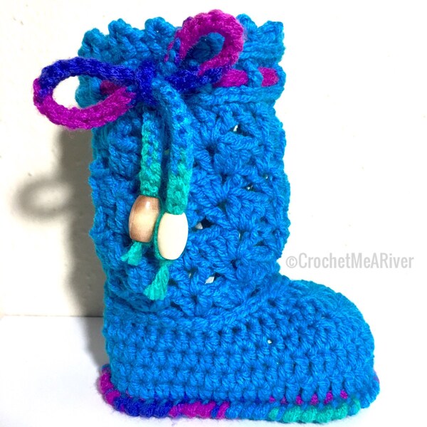 Angel Baby Booties | Crochet Pattern 170 - Etsy