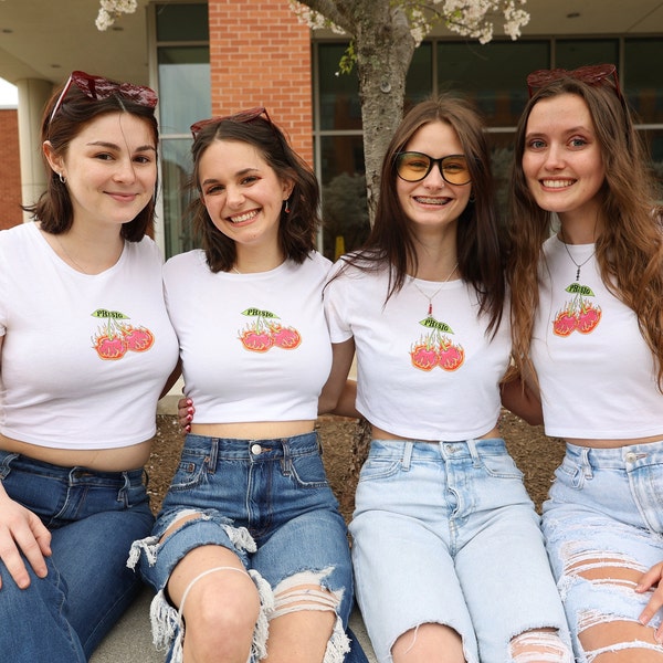 Red Cursive Tank Top / White Sorority Tank / White Sorority Top / White ...
