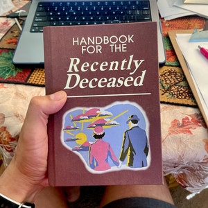 Handbook for the Recently Deceased Book / Handmade Prop, Halloween ...
