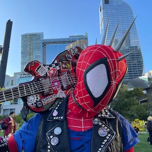 Spider-punk across the Spiderverse Faceshell/lense 3d Print File - Etsy