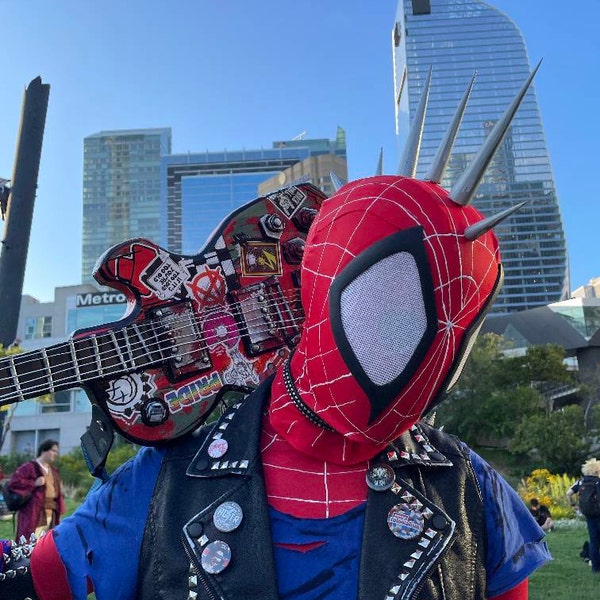 Spider-punk (across the Spiderverse) Faceshell/lense 3d Print File - Etsy