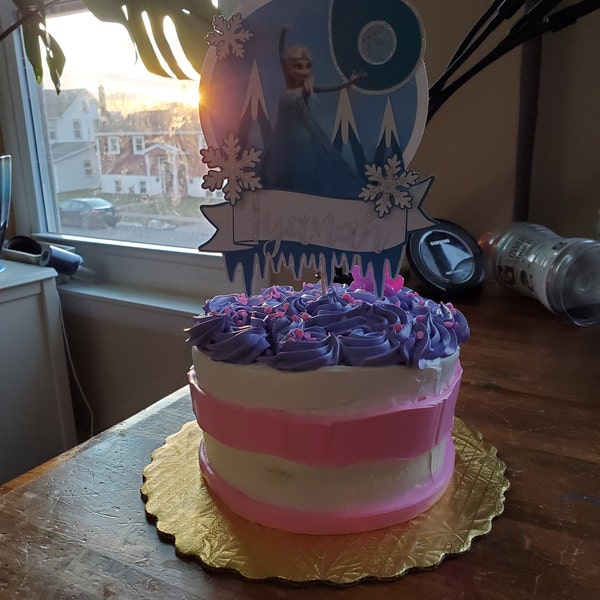 Elsa Cake Topper, Frozen Cake Topper, Frozen 2 Cake Topper, Frozen ...