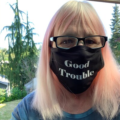 Good Trouble Face Mask - Etsy