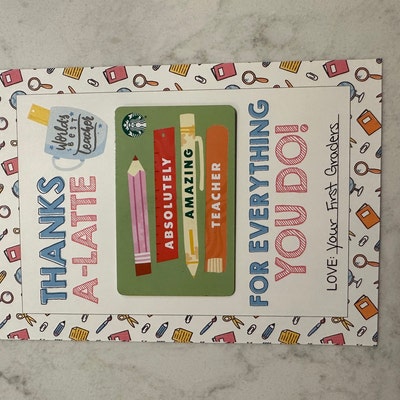 Teacher Appreciation Chick-fil-a Gift Gift Card Holder, Thanks for ...