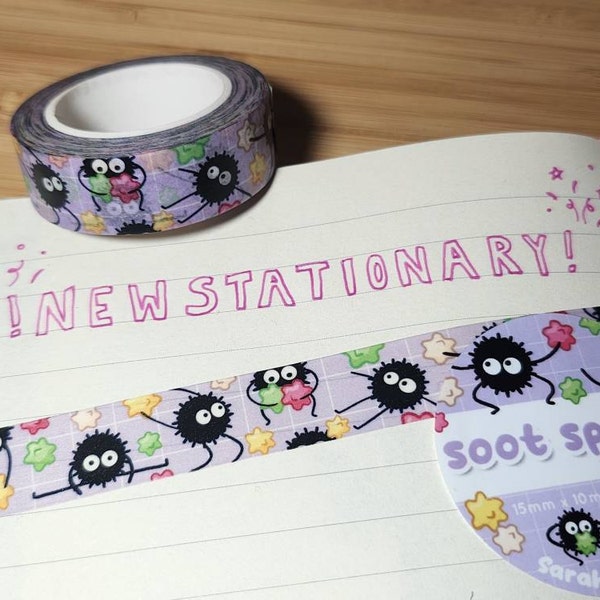 Cheeky Sprite Washi Tape | Cute Japanese Anime 15mm X 10m Washi Tape - Etsy