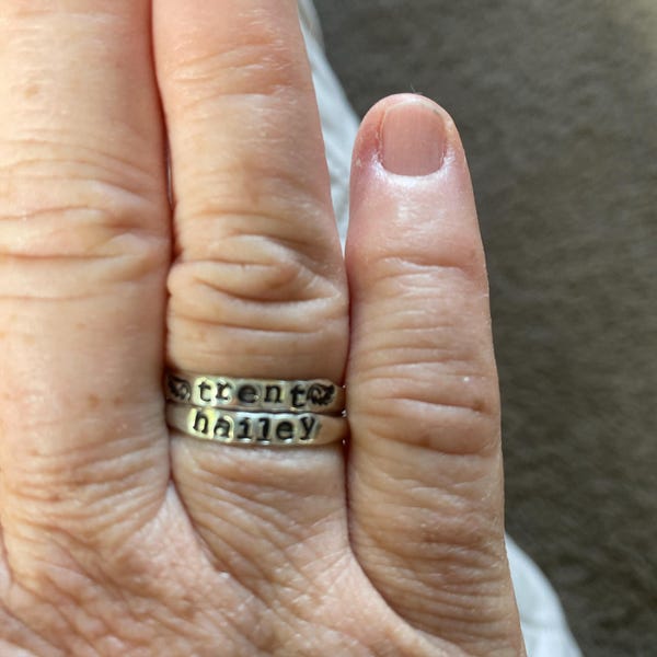 Minimalist Staggered Ring Sterling Silver Simple Ring Modern Ring - Etsy