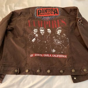 Blue Punk Rocker Leather Jacket With Gunmetal Studs | Spiked Patches ...