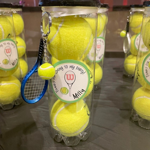 Tennis Stickers, Tennis Birthday Party, Tennis Party Stickers ...