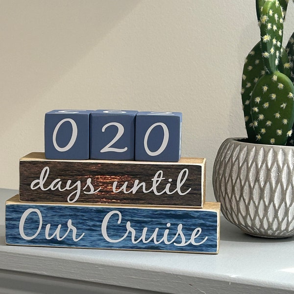 Cruise Vacation Countdown, Days Until, or Optional (weeks Until), Our ...