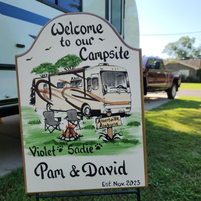 CLASS A-RV Signs-happy Camper Signs Motorhome-outdoors-weatherproof ...