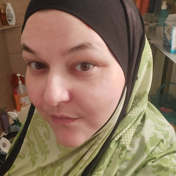 Eggplant Color Silk Afghan Burqa Cape, Full Niqab Veil, Saudi Abaya - Etsy