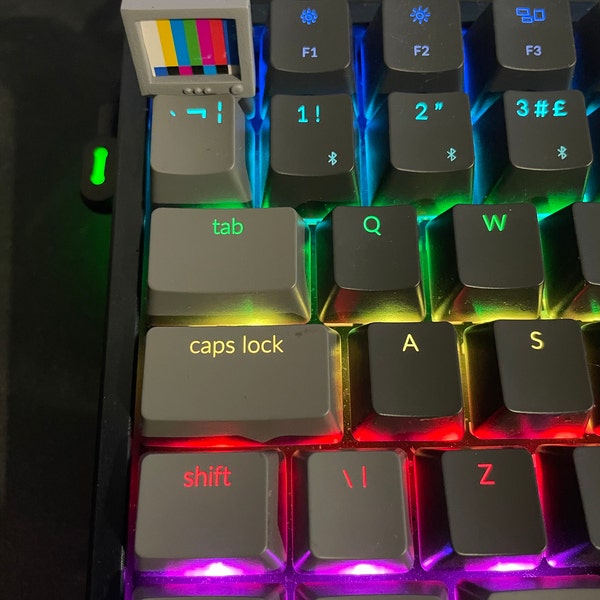 CRT Monitor Artisan Keycap for Cherry MX Mechanical Keyboard ...