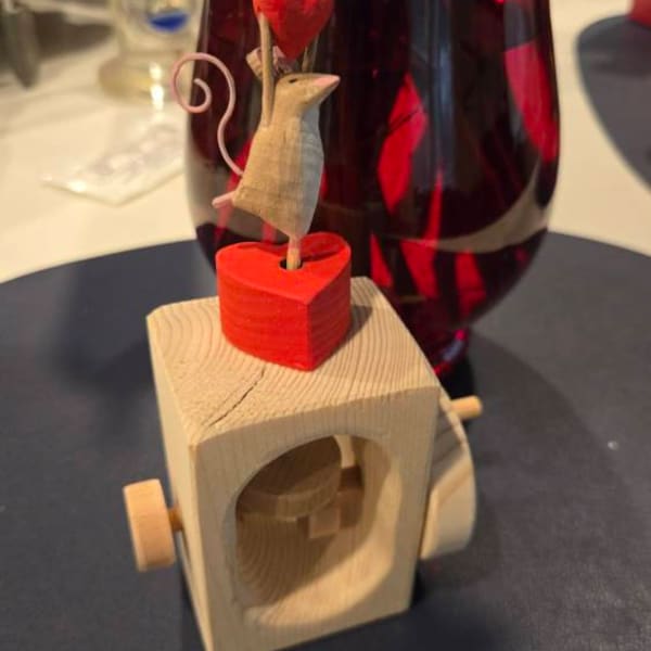 Shrimp Playing the Trumpet, Wooden Automaton - Etsy