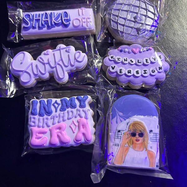 1/DZ Birthday Cookies Black, White, and Gold - Etsy