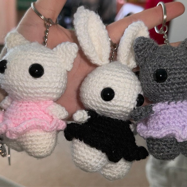 Frilly Friends Crochet Pattern [bunny, Cat and Bear DIGITAL PATTERN ...