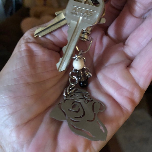 Cavoodle Dog Bamboo Wood Christmas Ornament, Cavapoo Dog Face Tree ...