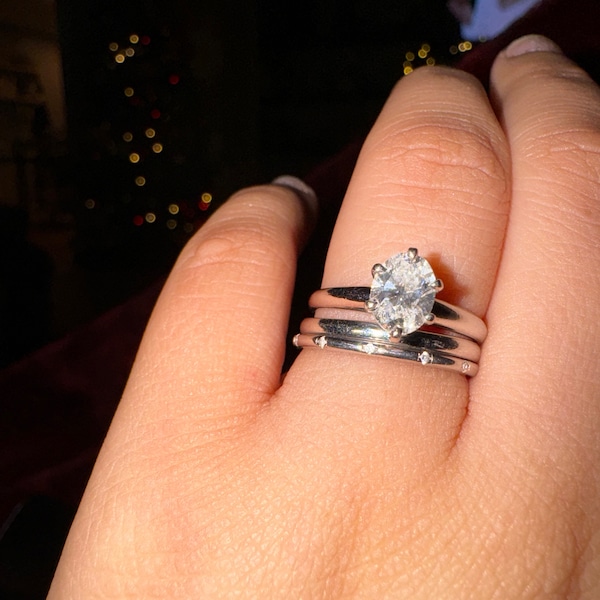 Sprinkle Diamond Ring by Caitlyn Minimalist • Space Diamond Eternity ...
