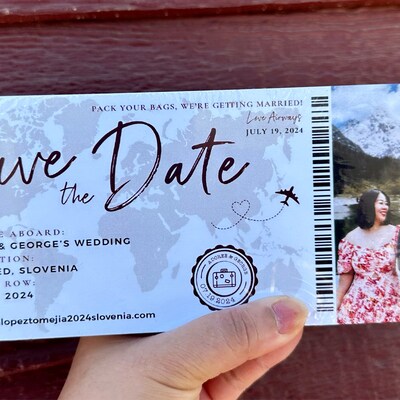 Airplane Charms for Destination Wedding Invitations Made of - Etsy